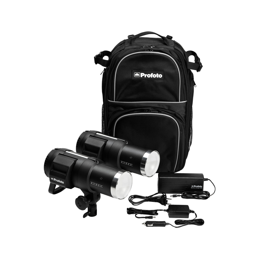 Kit de Dos Flashes Portables Profoto B1 500 Air 2-Light Location Kit ...